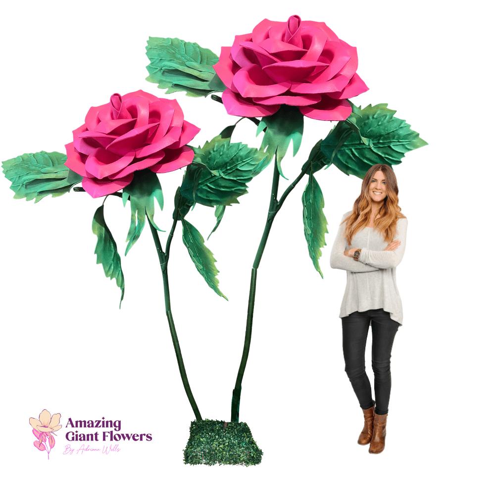 Giant Rose Bouquet Backdrop - amazinggiantflowers